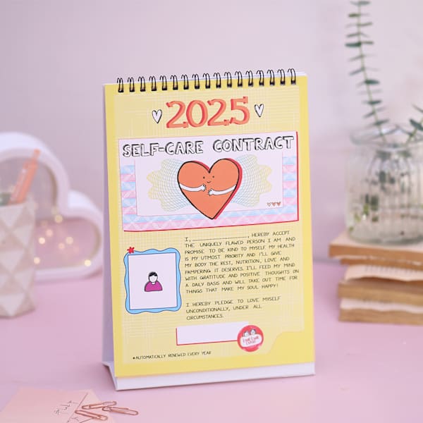 Buy/Send Self-Care Contract 2025 Calendar Hamper Online | IGP | JVS1390541