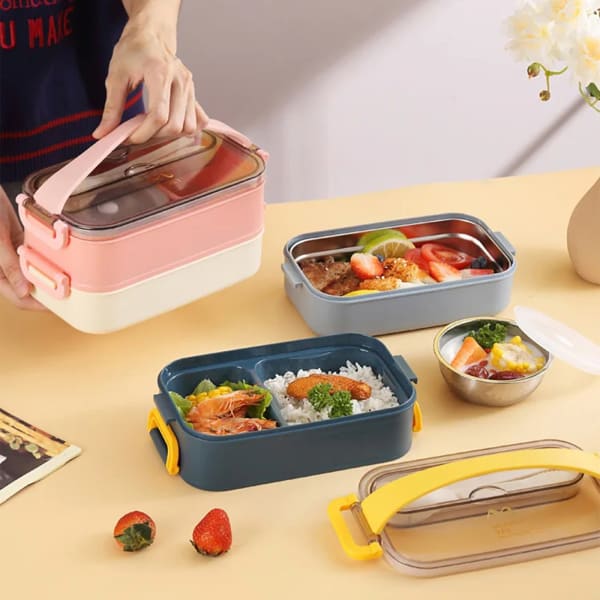 Buy/Send Stackable Lunch Box - Assorted - Single Piece Online | IGP ...
