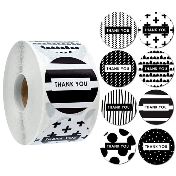 Buy/Send Stickers Roll Thank You Label Set Of 500 Online | IGP | JVS1233572