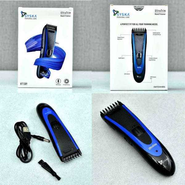 Buy/Send Syska Ultra Trim Beard Trimmer HT1309 Online | IGP | L11081656