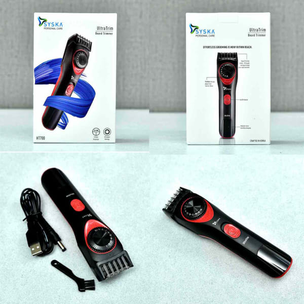 Buy/Send Syska Ultra Trim Beard Trimmer HT700 Online | IGP | L11081655