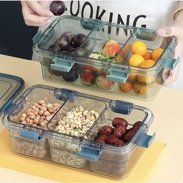 Buy/Send Three Compartment Multi Lock Lunch Box - Assorted - Single ...