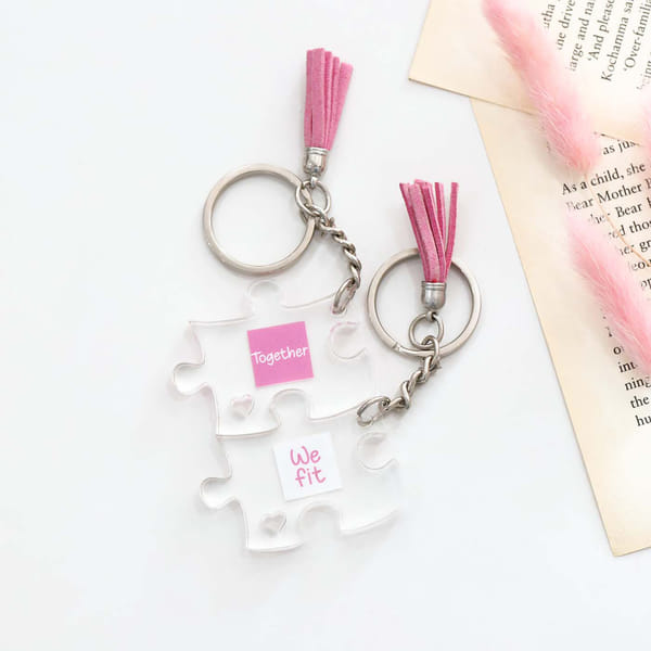 Buy/Send Together We Fit Puzzle Keychain Online | IGP | JVS1259886