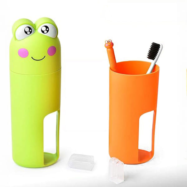 Buy/Send Toothbrush With Holder - Frog - Assorted - Single Piece Online ...