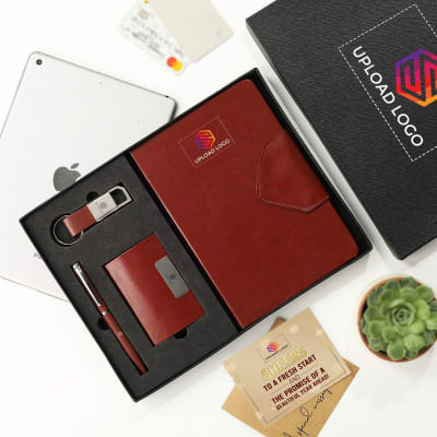 Buy/Send 4 in 1 Desk Essentials Employee Kit Add Company Logo Online | IGP | JVS1197576