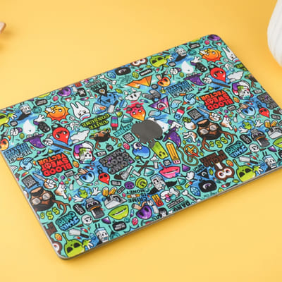 Buy/Send Abstract MacBook Skins Blue MacBook Pro 14 inch 2021 A2442 ...