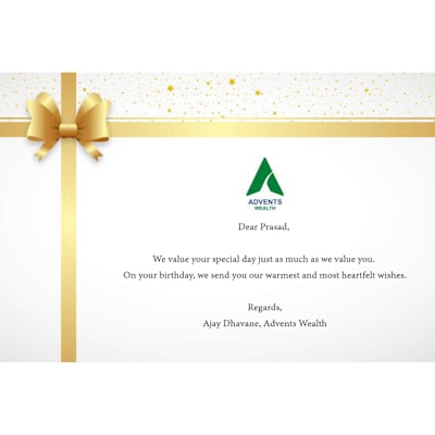 Buy/Send Advent Wealth Solution Greeting Card Online | IGP | JVS1391259