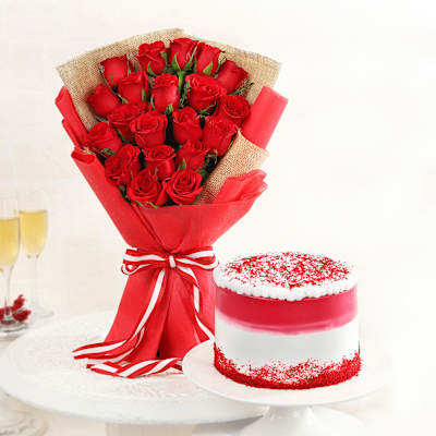 All Red Love Hamper: Gift/Send Qfilters Gifts Online JVS1273756 |IGP.com