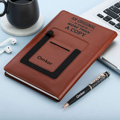 Buy/Send An Original Personalized Diary with Pen Online | IGP | JVS1197312