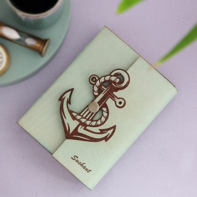 Buy/Send Anchor Leather Personalized Leather Diary Online | IGP ...