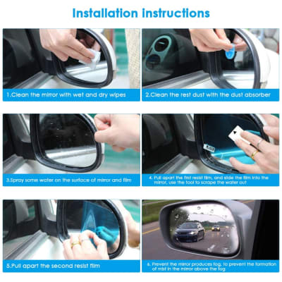 Buy/Send Anti Fog Film For Car Side Mirror Single Piece Online | IGP ...