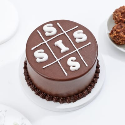 Buy/Send Appetizing Chocolate Cake For Sister Online | IGP | JVS1300830