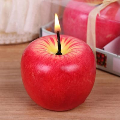 Buy/Send Apple Shaped Candle Single Piece Online | IGP | JVS1266486