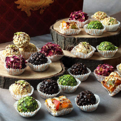 Buy/Send Assorted Dry Fruit Sweets (24 Pcs) Online | IGP | J11147076