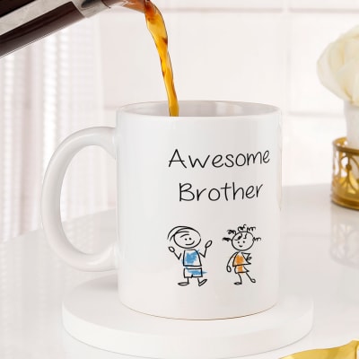 Send Awesome Brother Personalized Mug Online, Same Day Delivery in UAE ...