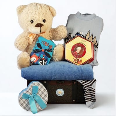 Buy/Send Baby Blue Gift Basket Online | IGP | NZ1410669