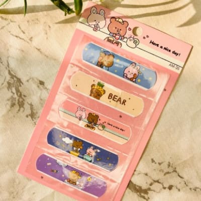 Buy/Send Band Aids - Bear - Set Of 5 Online | IGP | JVS1233474