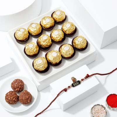 Buy/Send Beer Bro Rakhi With Ferrero Rocher Chocolates Online | IGP ...
