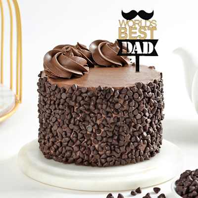 Buy/Send Best Dad Choco Chip Truffle Cake (300 Gms) Online | IGP ...
