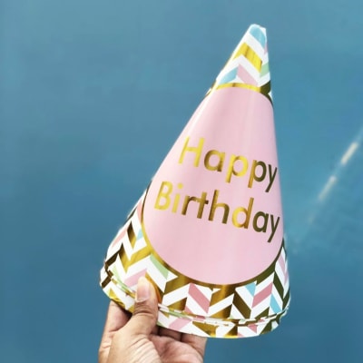 Buy/Send Birthday Caps - Aesthetic - Set Of 10 Online | IGP | JVS1215888