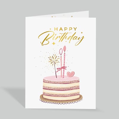 Buy/Send Birthday Glow Gold Foil Card Online | IGP | JVS1416977