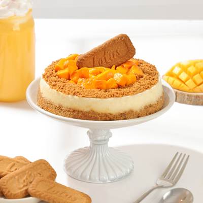 Buy/Send Biscoff Mango Bliss Cheesecake (750 Gm) Online | IGP | JVS1410400