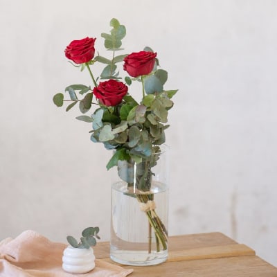 Buy/Send Bouquet of 3 red roses Online | IGP | NID1319580