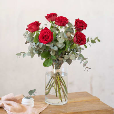 Buy/Send Bouquet of 6 red roses Online | IGP | NID1313504
