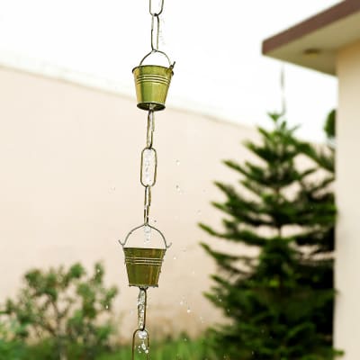 Buy/Send Bucket Metal Rain Chain Online | IGP | J11143232