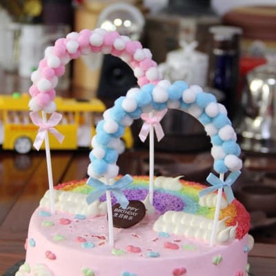 Buy/Send Cake Topper - Small Balloons - Two Toned - Single Piece Online ...