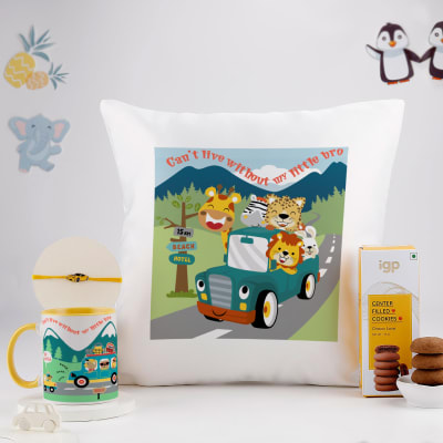 Buy/Send Car Crazy Kids Rakhi Hamper Online | IGP | JVS1260753