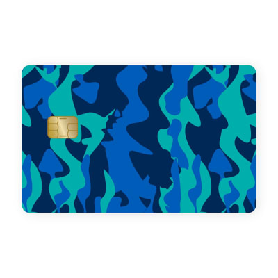 Buy/Send Card Skin - Blue Camo Card Online | IGP | JVS1233818