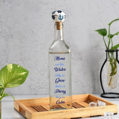 Caring Mom Personalized Water Bottle 1000ml: Gift/Send Home Gifts ...