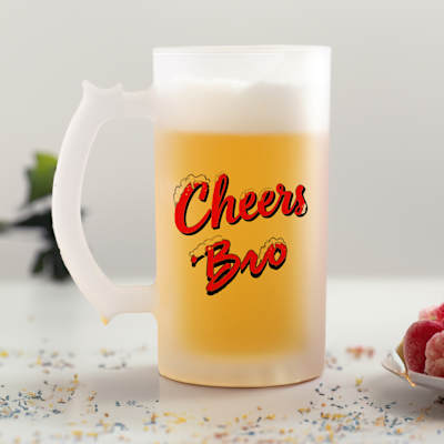 Buy/Send Cheers Bro Beer Mug Online | IGP | JVS1419416
