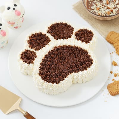 Buy/Send Choco Cream Paw Cake (1 Kg) Online | IGP | JVS1277510