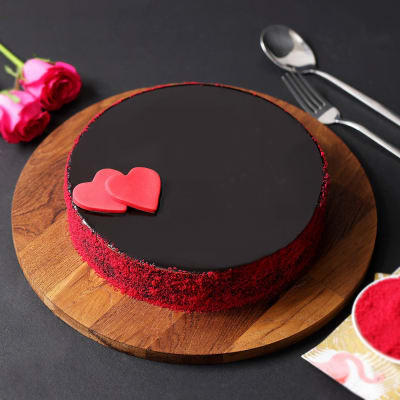 Buy/Send Choco Velvet Cake (500 Gm) Online | IGP | JVS1304056