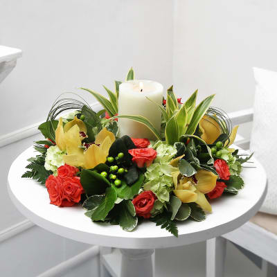 Christmas Glamour Table Arrangement: Gift/Send Interflora Gifts Online ...