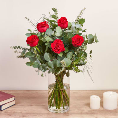 Buy/Send Cinque rose rosse Online | IGP | ID1147325