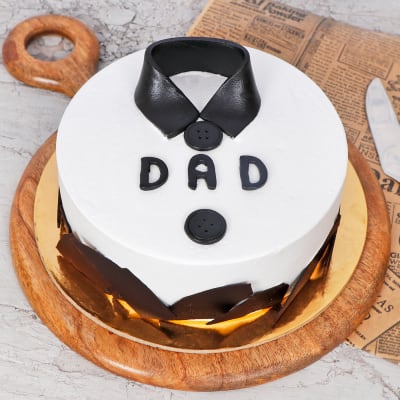 Buy/Send Classic Shirt Theme Cake for Dad (1 Kg) Online | IGP | JVS1284269