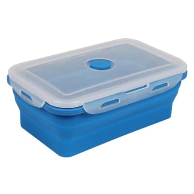 Buy/Send Collapsible Silicon Lunch Box 1200ml Blue Online | IGP ...