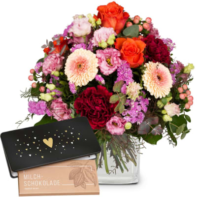 Buy/Send Colorful Wishes with Munz bar of chocolate «Heart» Online ...