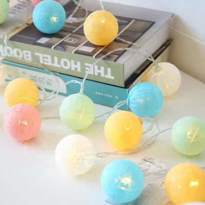 Buy/Send Colourful Cotton Ball LED Lights Online | IGP | JVS1359355