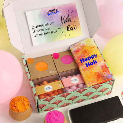 Buy/Send Colourful Life Happy Holi Hamper Online | IGP | JVS1204504