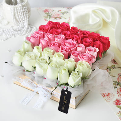 Order Colours of Bliss Rakhi Flowers for Sister Online at Best Price ...