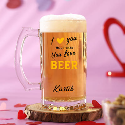 Buy/Send Cool Personalized Beer Mug Online | IGP | JVS1200327
