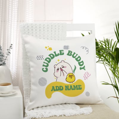 Cuddle Buddy Personalized Cushion: Gift/Send Home and Living Gifts ...