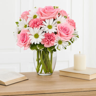 Buy/Send Daisy & Rose Delight Online | IGP | JVS1199897