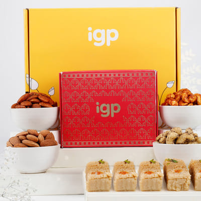 Buy/Send Delicious Healthy Snacks Combo Online | IGP | JVS1304858