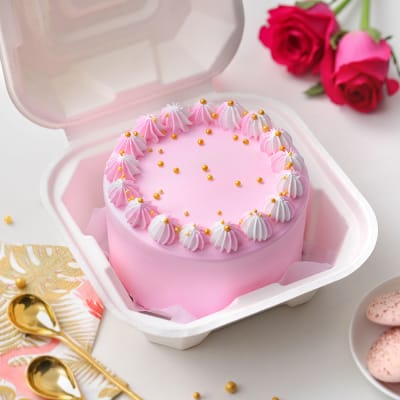 Buy/Send Delicious Vanilla Bento Cake (200Gm) Online | IGP | JVS1283356