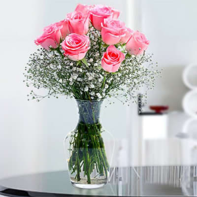 Buy/Send Deluxe Pink Roses Online | IGP | JVS1177039